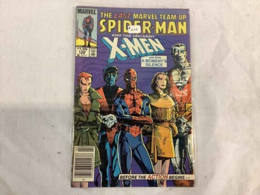 Marvel Comic - The Last Marvel Team Up, Spider-Man & The Uncanny X-Men ...